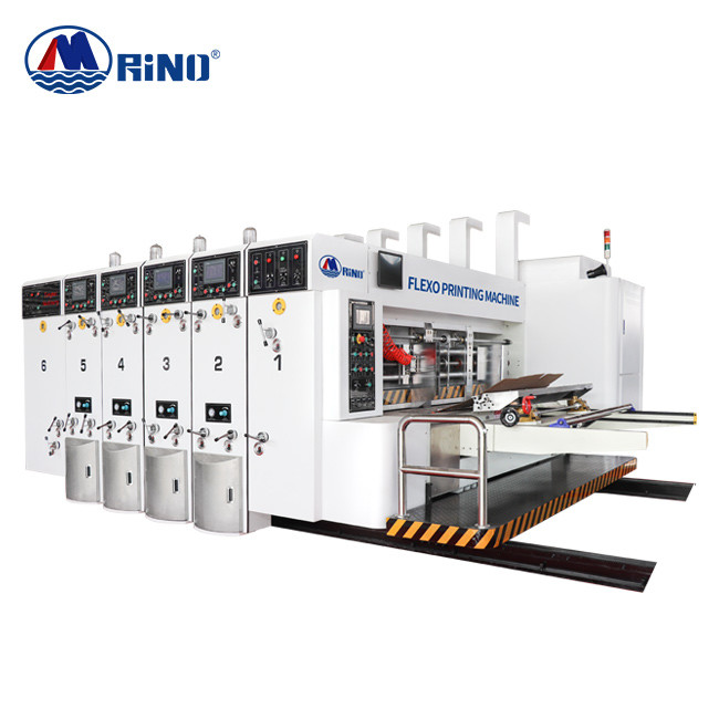 Carton Box Two Color Carton Flexographic Printing Machine 30KW
